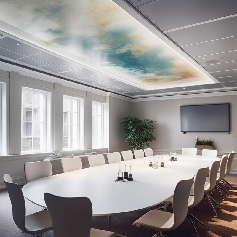 Effektfull belysning med spänntak, ljustak & ljusväggar