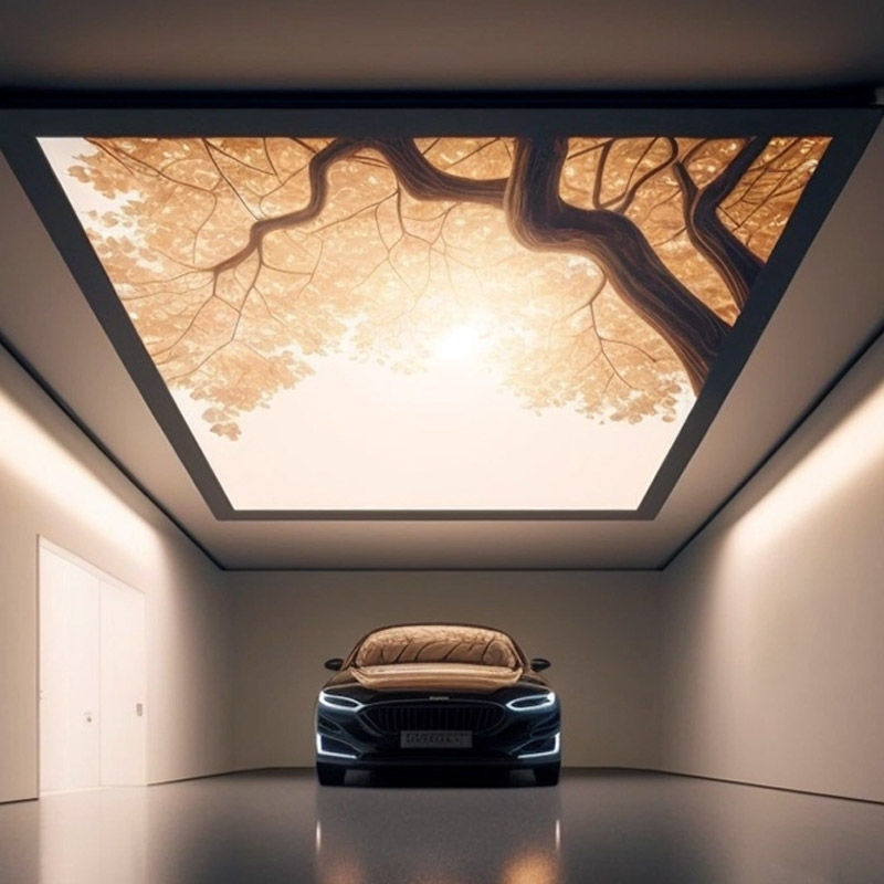 Effektfull belysning med spänntak, ljustak & ljusväggar