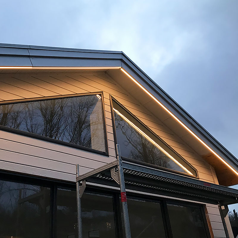 LED List Utomhus - Offentlig miljö, fasad, altan, uterum och bänkar